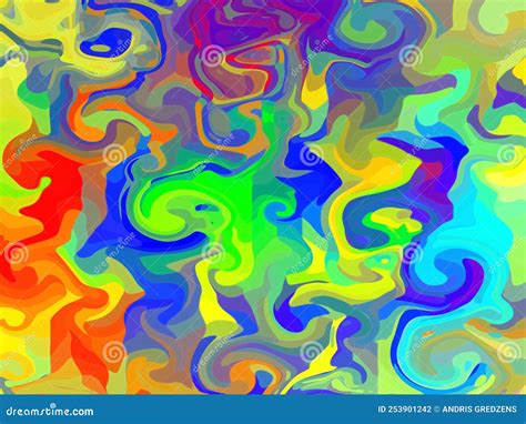 Abstract Colorful Art Backgrounds Stock Illustration Illustration Of Drawing Curved 253901242