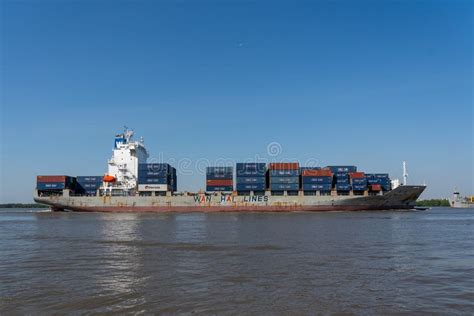 Container Cargo Ship Wan Hai 171 Lines Import Export Commerce Business