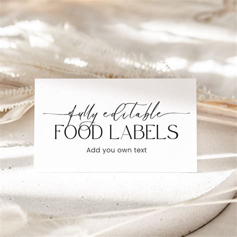 Folding Label Template Etsy