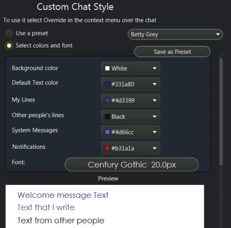 Custom Colors Overriding Chat Colors