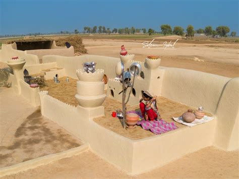 Beautiful Mud House In Cholistan Desert Punjab Pakistan In 2023 Mud