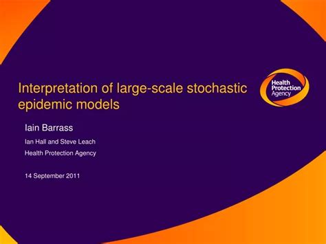 Ppt Interpretation Of Large Scale Stochastic Epidemic Models Powerpoint Presentation Id9723688