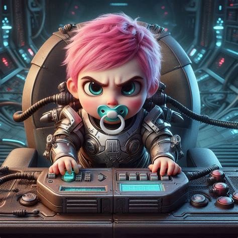 Hacker Chibi In Spacestation By Beophel On Deviantart