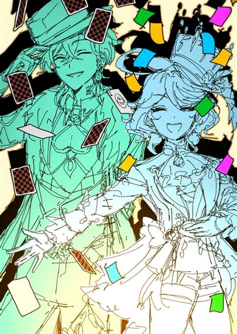 「フリーナ原神」の画像イラストファンアート新着