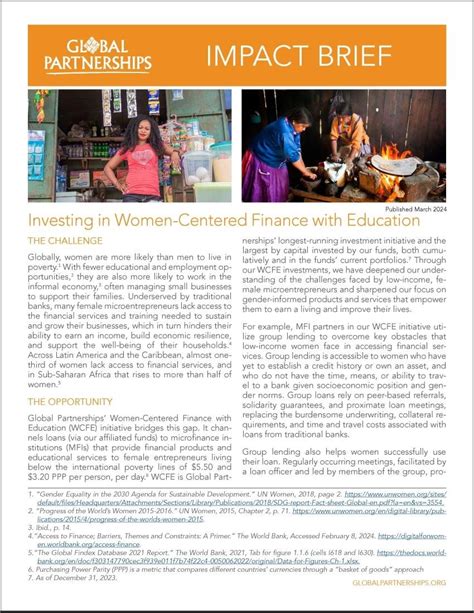 Impact Briefs Global Partnerships