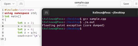 How To Fix Floating Point Exception Core Dumped Error Its Linux Foss