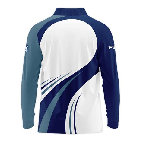 2024 Pga Championship Valhalla Golf Blue Wave Pattern Ping Long Polo
