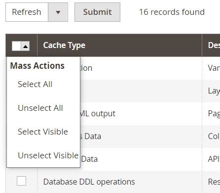 Exploring Magento 2 Backend Tools Cache Management Index Management