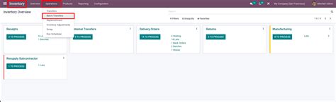 Batch Transfer In Odoo 15 Inventory Module