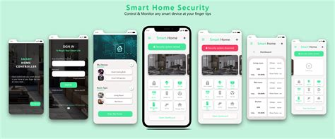 Smart Home Security App Ui Design Behance