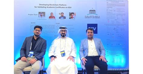 University Of Sharjah And The Bsv Blockchains Association Signs An Randd