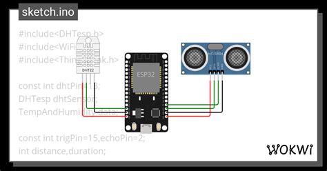 Distance Wokwi Esp32 Stm32 Arduino Simulator
