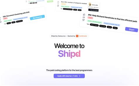 James Shi On Linkedin Shipd Pays You To Solve Challenging Coding