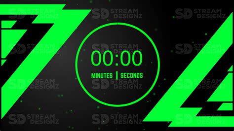 Stream Count Up Timer Overlay Matrix Stream Designz