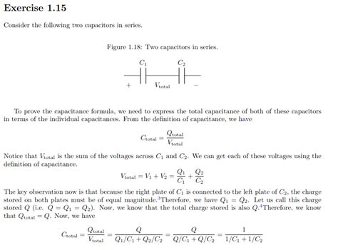Capacitance Formula