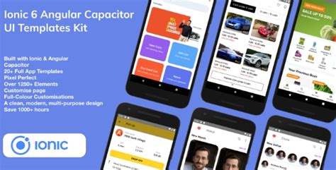 Ionic 6 Angular Capacitor Ui Templates Kit By Initappz Codecanyon
