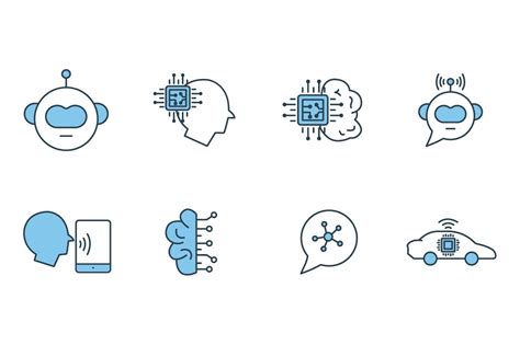 Artificial Intelligence Flat Line Icon Graphic By Asobahus · Creative