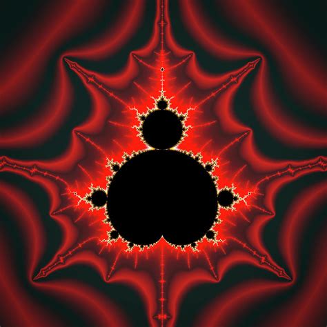 Trippy Black And Red Fractal Mandelbrot Set Photograph By Matthias Hauser Fine Art America