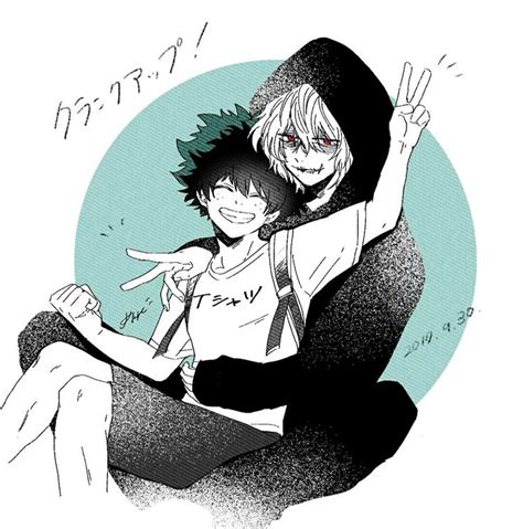 Midoriya Izuku And Shigaraki Tomura Hero Boku No Hero Academia My Hero