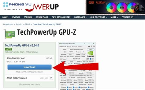 Gpu Z Là Gì Hướng Dẫn Kiểm Tra Card Màn Hình Bằng Gpu Z Phongvu Vn