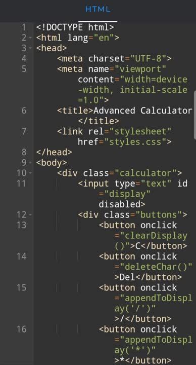 Dushyant Saraswat On Linkedin Calculator By Html Css And Javascript