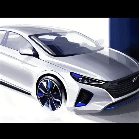 Hyundai Motor Reveals Interior And Exterior Renderings Of New IONIQ