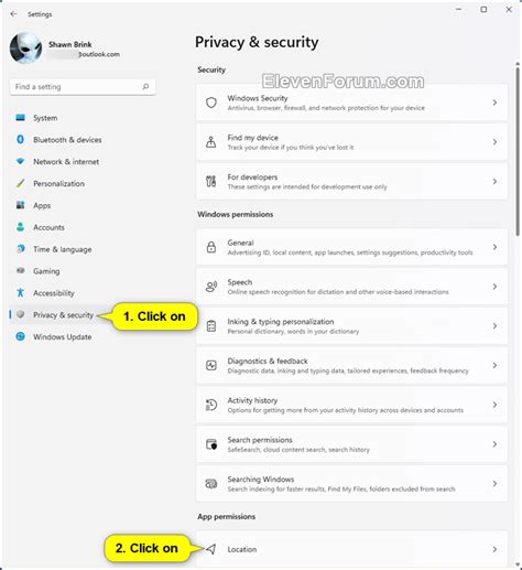 Enable Or Disable Location Services In Windows 11 Windows 11 Forum