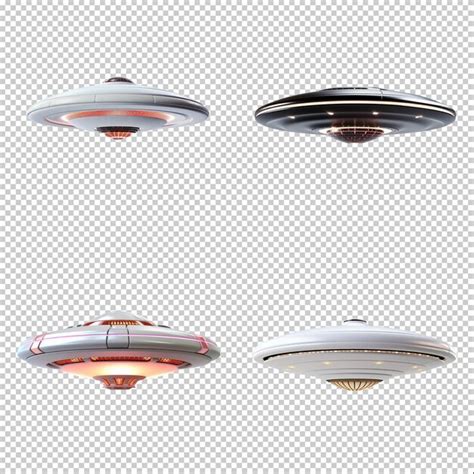 Premium PSD Set Collection Ufo Artificial Intelligence Generative