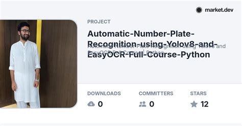 Automatic Number Plate Recognition Using Yolov And Easyocr Full Course