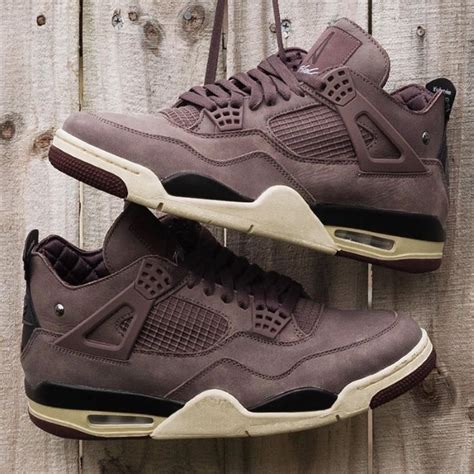 کتونی نایک ایر جردن 4 رترو قهوه ای Jordan 4 Retro فروشگاه مانیلا کفش