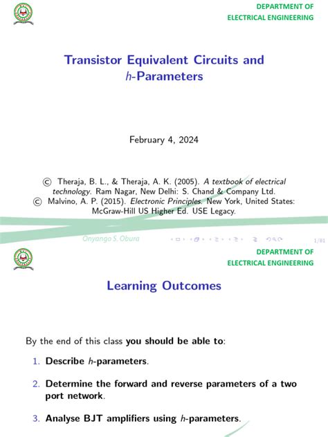 Bjt Equivalent Circuits And Models Pdf Electrical Network Transistor