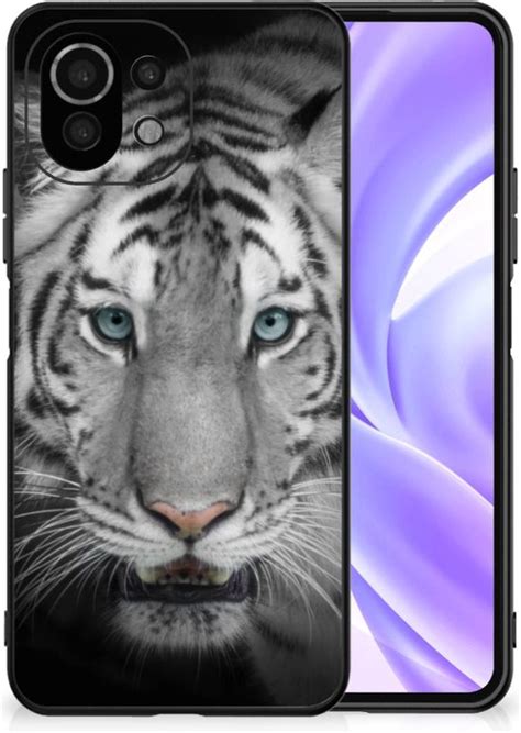 Gsm Hoesje Xiaomi Lite G Ne Mi Lite Mobiel Tpu Hardcase Met Zwarte Rand Tijger Bol Com