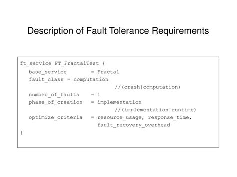 Ppt Automatic Generation Of Fault Tolerant Corba Services Powerpoint Presentation Id6821386