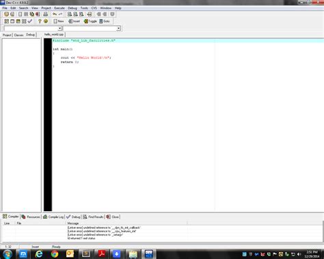 trying to write my first ever program in c why isn t it compiling