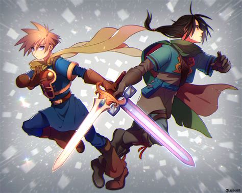 Isaac And Felix Golden Sun Drawn By Oas Danbooru