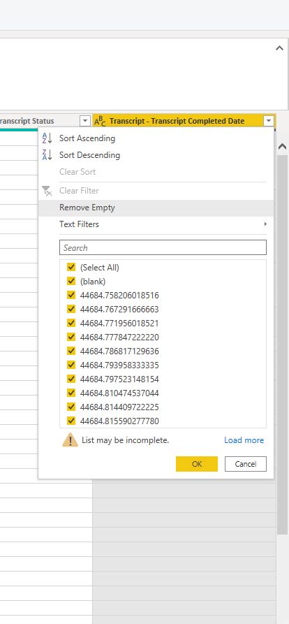 Solved Importing Excel And Date Column Not Working In Pbi Microsoft