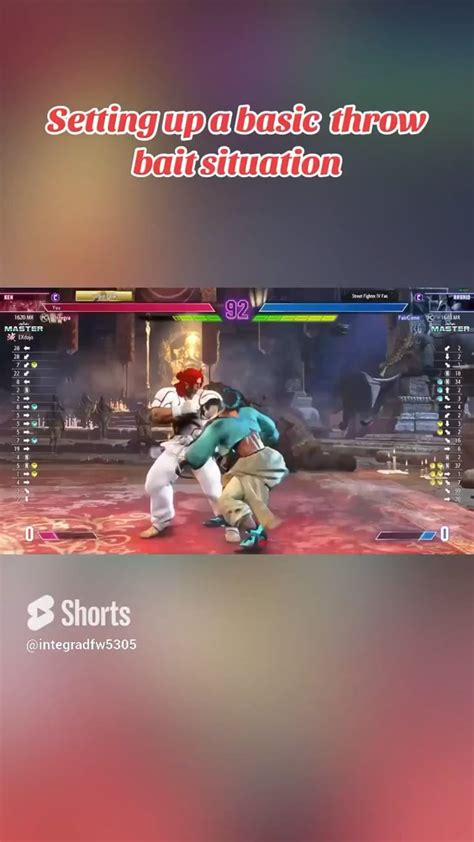 Simple Throw Bait Setup Ken Rstreetfighter