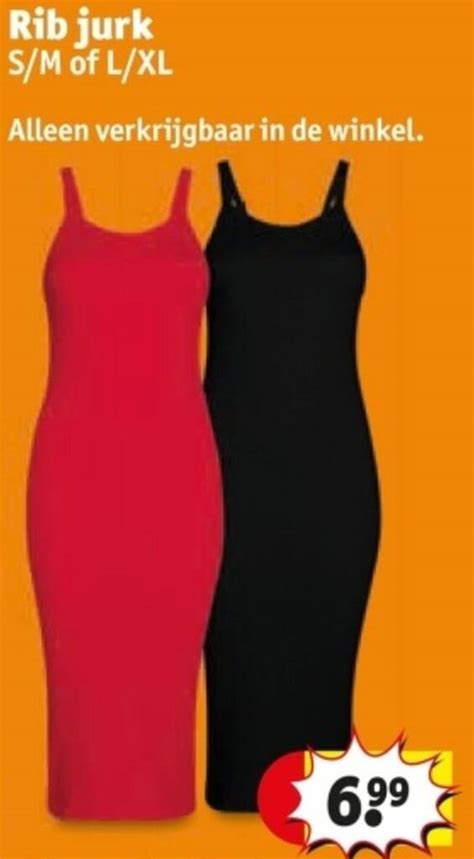 Rib Jurk Aanbieding Bij Kruidvat