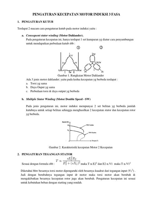 3 Pengaturan Kecepatan Motor Induksi 3 Fasa Pdf