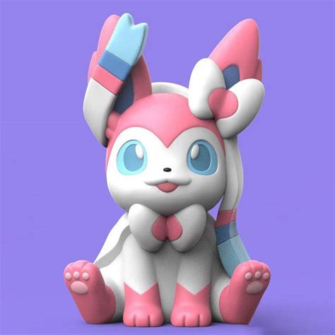 🐉 Sylveon・ Stl File For 3d Printing・cults