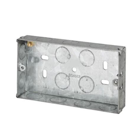 25mm Twin Back Box Sb252 Rs Electrical Supplies