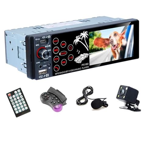 Buy Hodozzy 1DIN Car Audio Bluetooth 3 8 Touch Screen HD 1080P Car