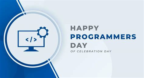 International Programmers Day Celebration Vector Design Illustration