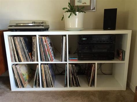 Ikea Kallaxexpedit Turntable And Audio Storage Hacks Kallax Ikea