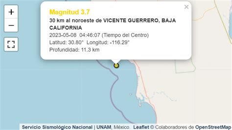 Temblor Hoy 8 De Mayo ¿de Cuánto Fue El Sismo De Hoy En México Según