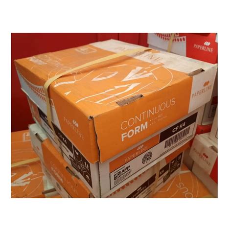 Putih Continuous Form 4 Ply White White K4 Paperline Computer Paper