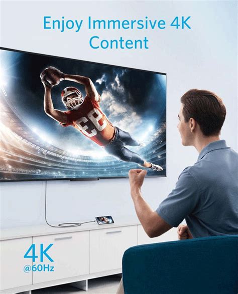 Buy Anker 311 Usb C To Hdmi Nylon Cable 6ft A8730h11 In Qatar