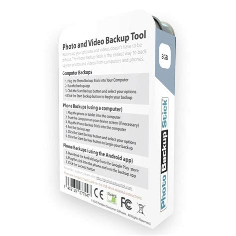 Photo Backup Stick 8gb Ba Detect