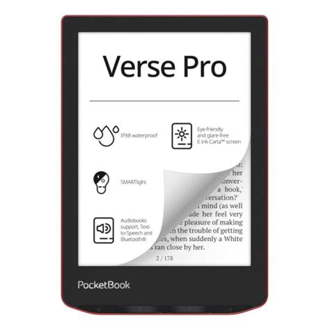 Электронная книга 6" PocketBook PB634 красный (PB634-3-CIS) - купить по ...