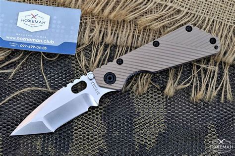 Нож Strider SMF Tanto Brown G-10 реплика купить в Украине, Киеве, Харькове.